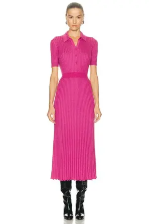 Gabriela Hearst Amor Dress - Fuchsia
