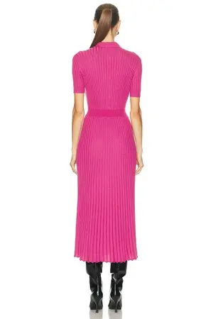 Gabriela Hearst Amor Dress - Fuchsia