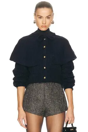 FRAME Cape Sweater - Navy