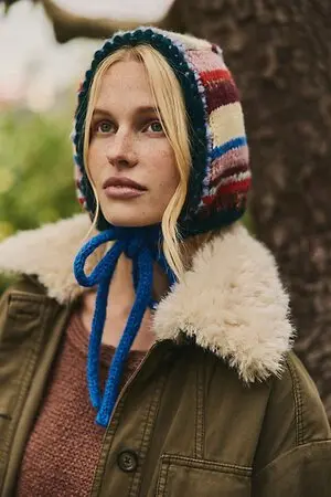 Free People Evie Multi Stripe Bonnet