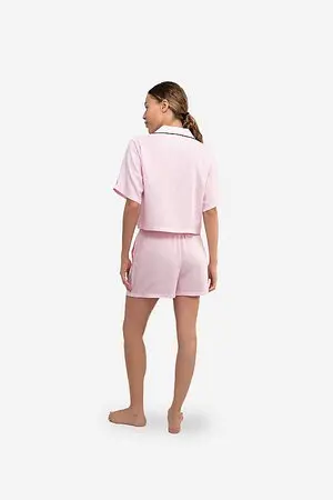 Free People Sunday Citizen Short Pj Set- Woven Cotton
