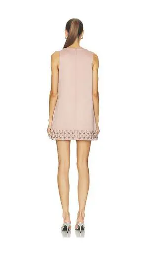 Alexis Delma Embellished Dress - Beaded Blush