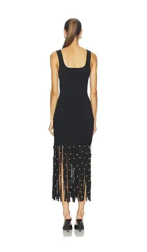 Simkhai Romelia Midi Dress - Black