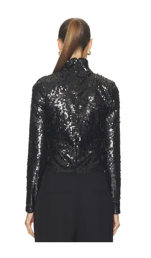 Rag & Bone Lucy Sequin Turtleneck