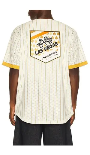 Mitchell & Ness X Mclaren Formula 1 Mesh Button Front Jersey