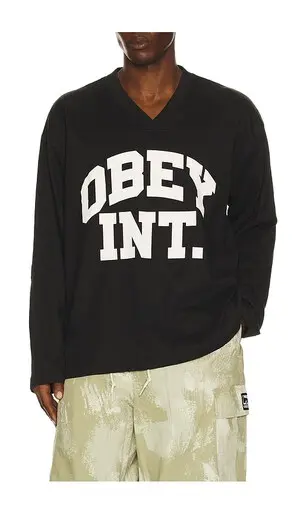 Obey Long Sleeve Football Jersey