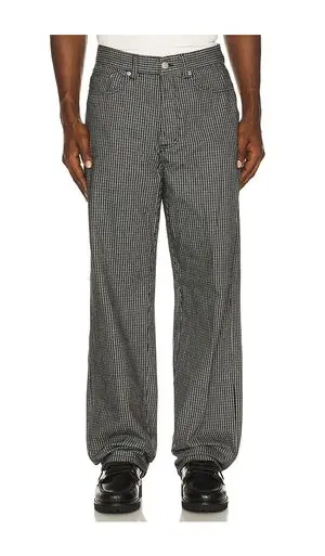 Obey Classic Baggy Plaid Denim Pants