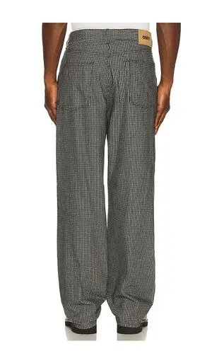 Obey Classic Baggy Plaid Denim Pants