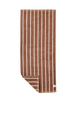 SLOWTIDE Koko Plush Hand Towel In Brown - Fawn