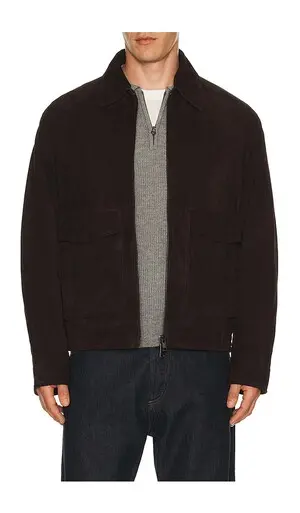 Theory Reece Aviator Bomber Jacket