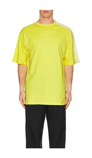 Y3 3s Tee In Yellow In Yellow