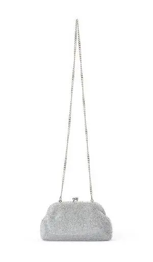OLGA BERG Ela Crystal Clutch