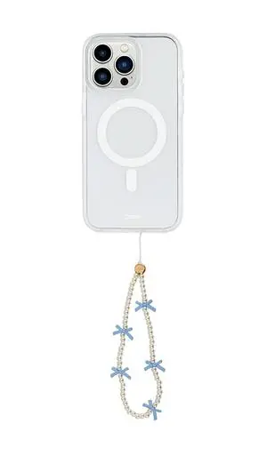 Sonix Beaded Phone Charm In Blue