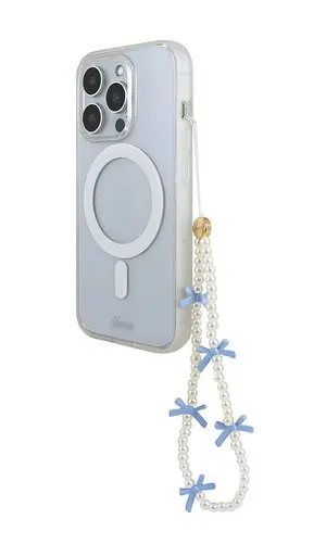 Sonix Beaded Phone Charm In Blue