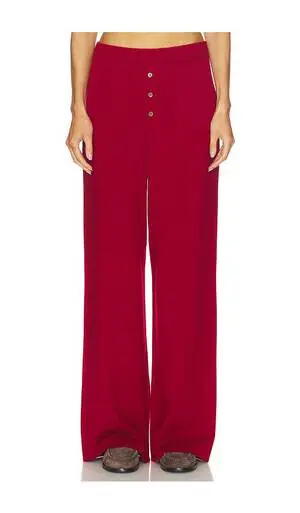 Guest In Residence Cashmere Wide Leg Trousers