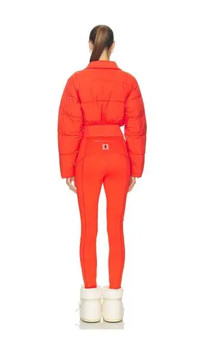 Free People Downhill Diva Ski Suit - Flame