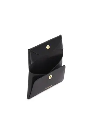 JIL SANDER Folded Coin Purse - Black