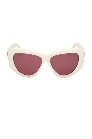 Emilio Pucci Cat Eye Sunglasses - Shiny Khaki Marmo, Black, & Brown