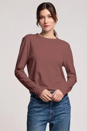 Velvet By Graham & Spencer Velvet By Graham & Spencer Megan Tee - Brown