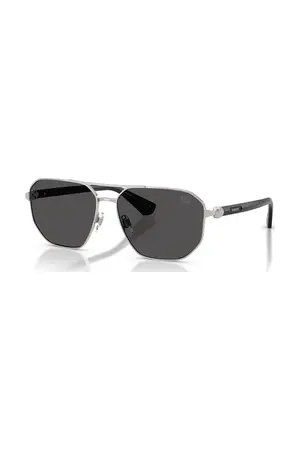 Burberry Be3166 Aviator Sunglasses - Grey