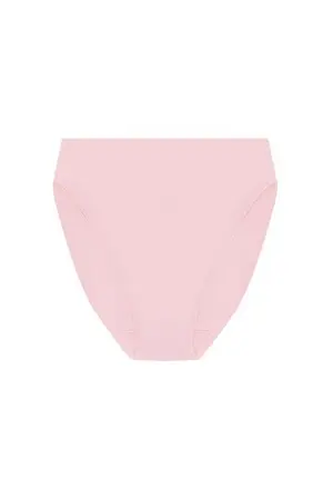 Natori Bliss Bare Cotton High Cut Brief - Pink