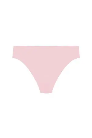 Natori Bliss Bare Cotton Thong - Pink