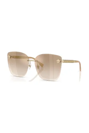 Versace Medusa Cat Eye Sunglasses - Gold