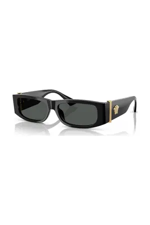 Versace Rectangle Sunglasses - Black