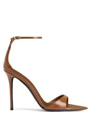 GIUSEPPE ZANOTTI Intriigo 105 Patent Leather Sandals - Brown