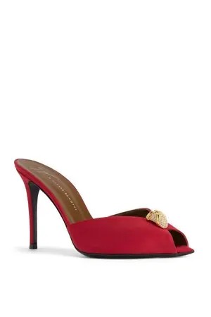 GIUSEPPE ZANOTTI Intriigo Cocktail 90 Mules - Red