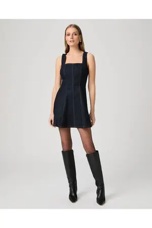 Paige Perla Mini Fit & Flare Dress