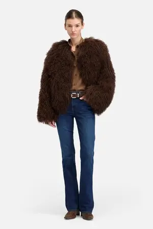 7 For All Mankind Shearling Fur Jacket