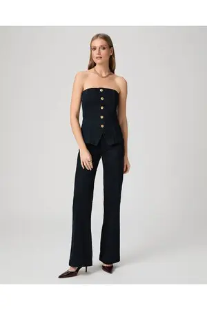 Paige Leenah Wide Leg Jean - Navy