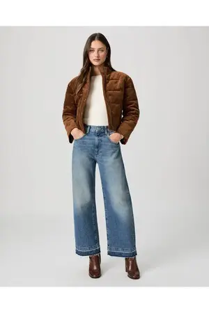 Paige Arellia Ankle Barrel Leg Jean - Denim