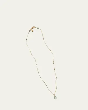PRESLEY OLDHAM Necklace With Pearl Pendant - Gold