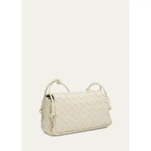 Bottega Veneta Nappa Leather Crossbody Bag - Fondant