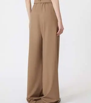 Max Mara Virgin Wool Parachute Trousers