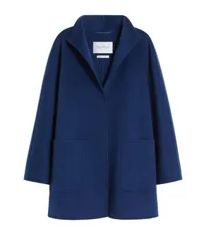 Max Mara Cashmere Funnel Neck Coat