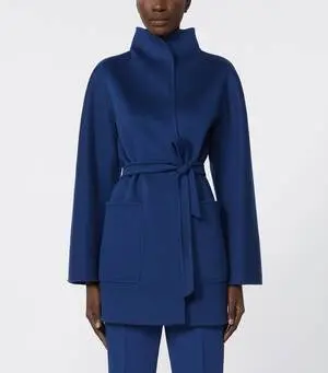 Max Mara Cashmere Funnel Neck Coat