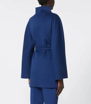 Max Mara Cashmere Funnel Neck Coat