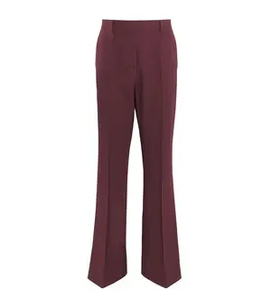 Brioni Silk-wool Flared Trousers
