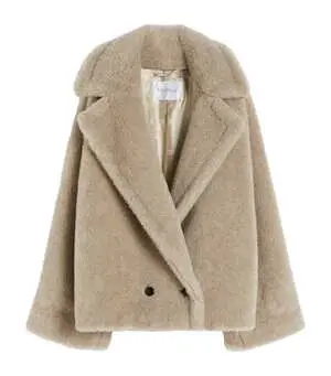 Max Mara Alpaca-cashmere-silk Teddy Jacket