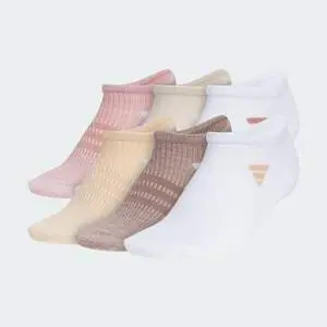 Adidas Superlite 3.0 6-pack No-show Socks - Warm Clay / Beige / White