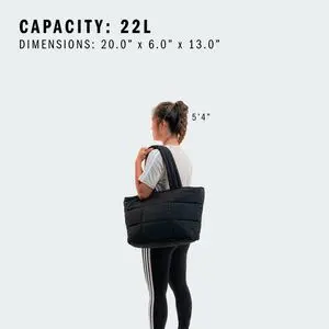 Adidas Quilted Tote Bag - Black