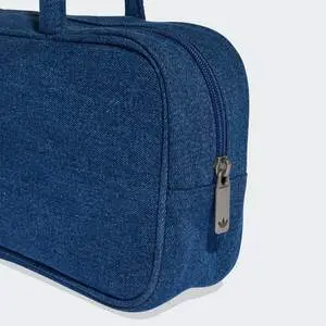 Adidas Adicolor Elongated Airliner Denim Bag - Light Denim
