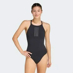 Adidas Iconisea Ribbed Padded Swimsuit - Aurora Coffee