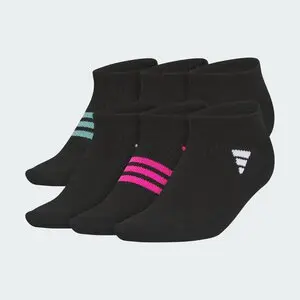 Adidas Superlite 3.0 6-pack No-show Socks - Black / Powder Teal / Blue