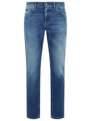 Dolce & Gabbana Cotton Jeans - Blue