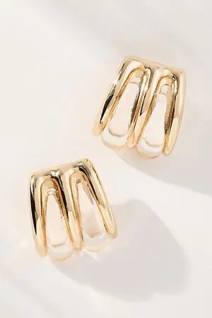 8 Other Reasons Gia Stud Earrings - Gold/clear