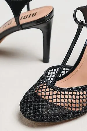BIBI LOU Mesh T-strap Heels